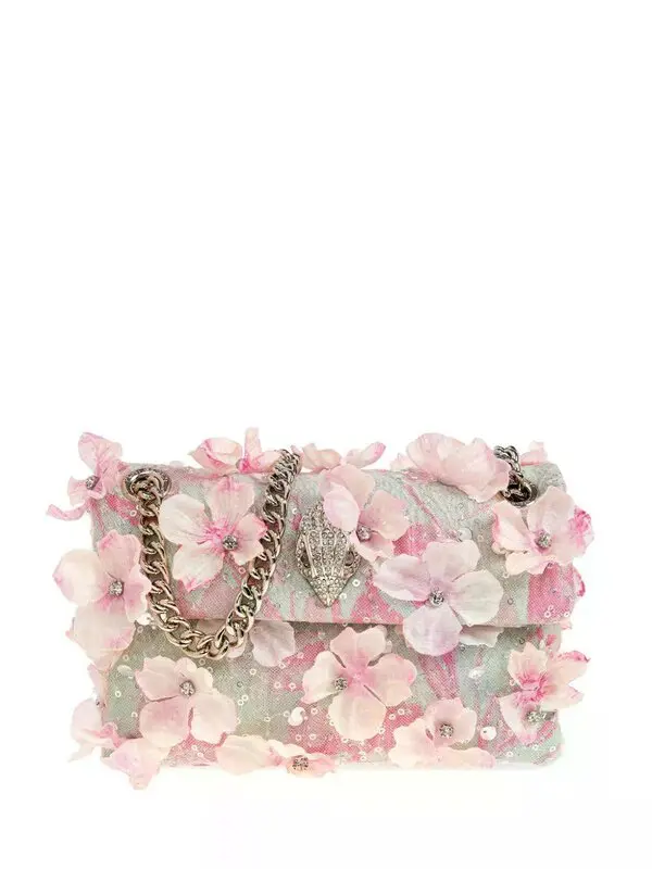 Kurt Geiger Mini Floral-appliqué Tote - Pink
