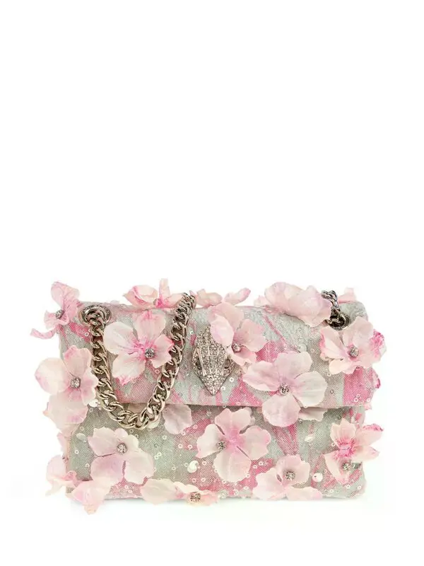 Kurt Geiger Mini Floral-appliqué Tote - Pink