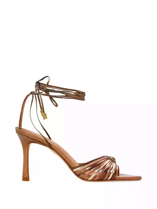 Kurt Geiger Metallic Multi-strap Sandals - Brown