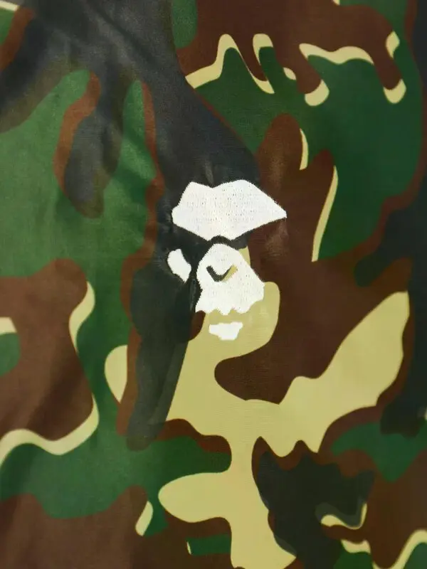 A BATHING APE Camouflage-print Jacket - Green