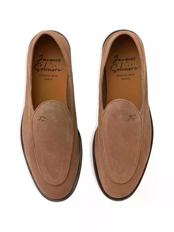 JACQUES SOLOVIERE Chris Suede Loafers