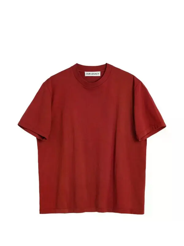 Our Legacy Box Crew-neck T-shirt - Red