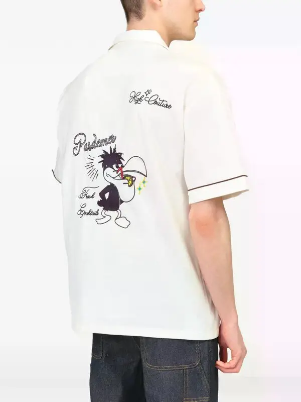 PAS DE MER Graphic-print Shirt
