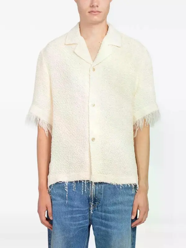 Séfr Fausto Bouclé-texture Shirt