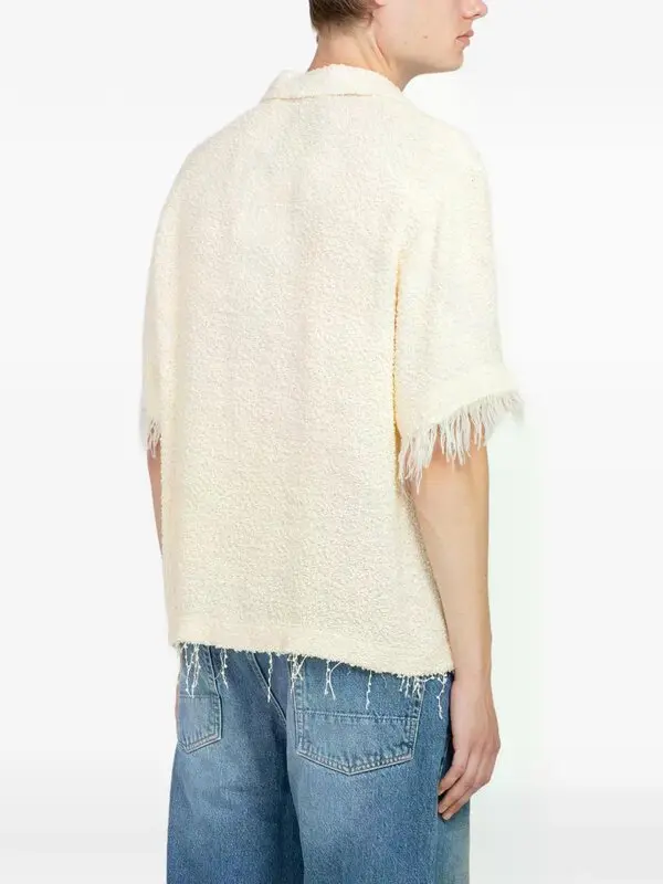 Séfr Fausto Bouclé-texture Shirt