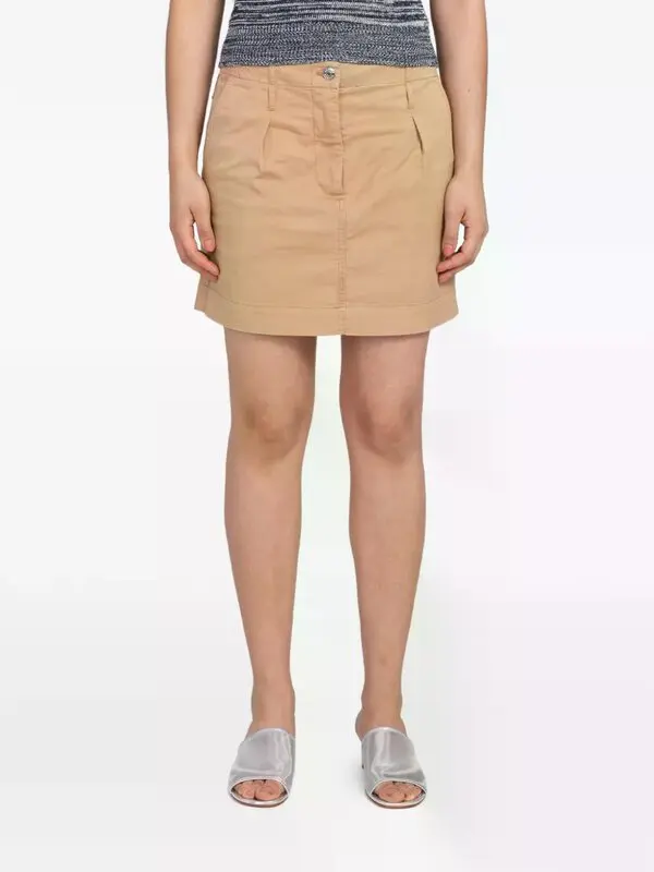 SAMSOE SAMSOE Salix Pleated Skirt - Neutrals
