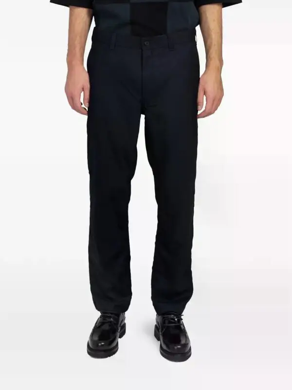 Comme Des Garçons Straight-leg Trousers - Blue