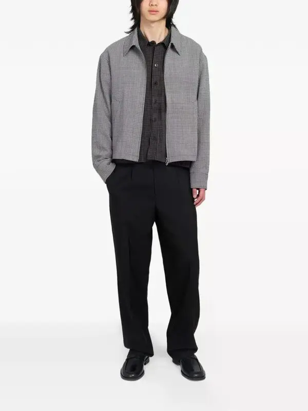 MFPEN Mail Houndstooth-pattern Jacket - Black