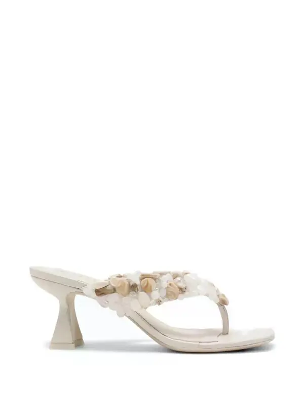 Cult Gaia Abi Sandals - White