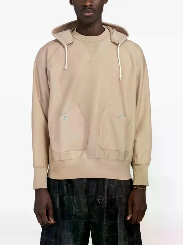 Comme Des Garçons Button-pocket Hoodie