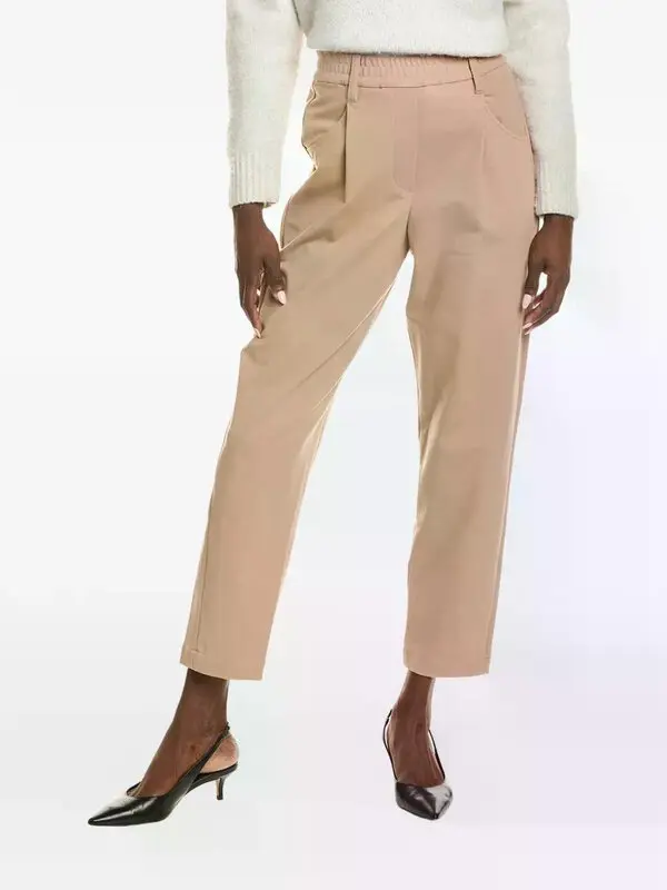 Brunello Cucinelli Tailored High-waisted Trousers - Neutrals