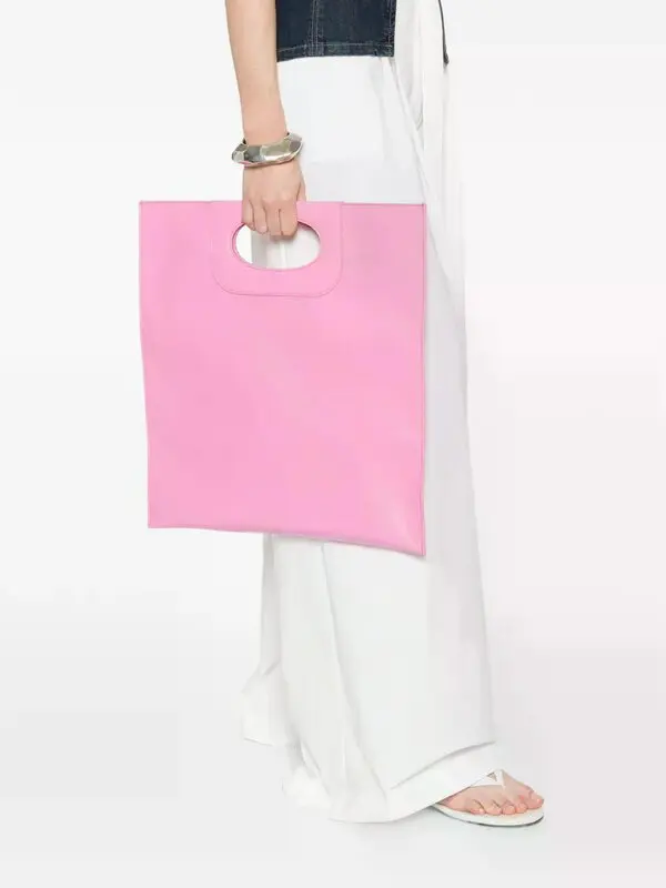 GHERARDINI Piattina Cut-out Handle Clutch Bag