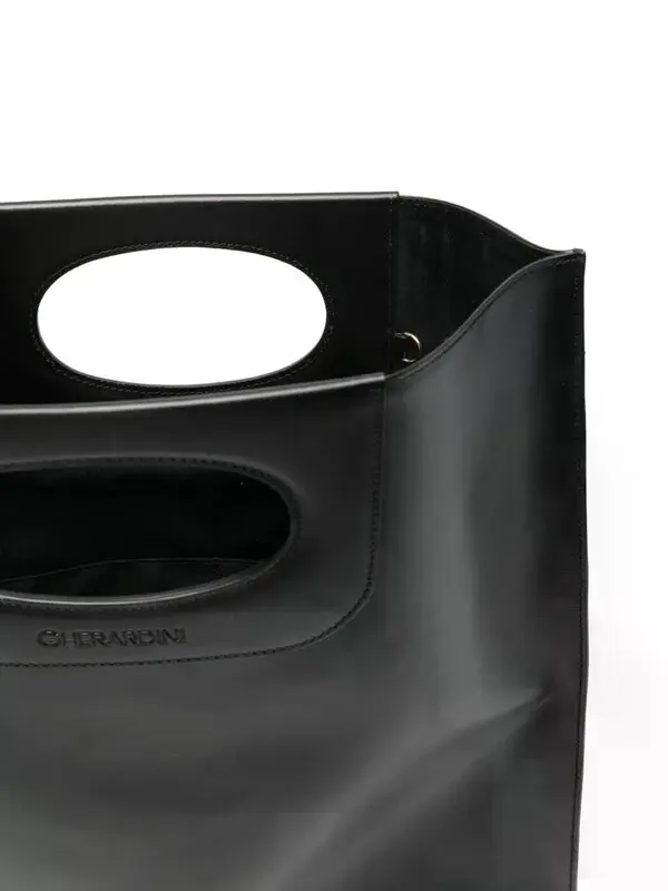 GHERARDINI Piattina Leather Clutch