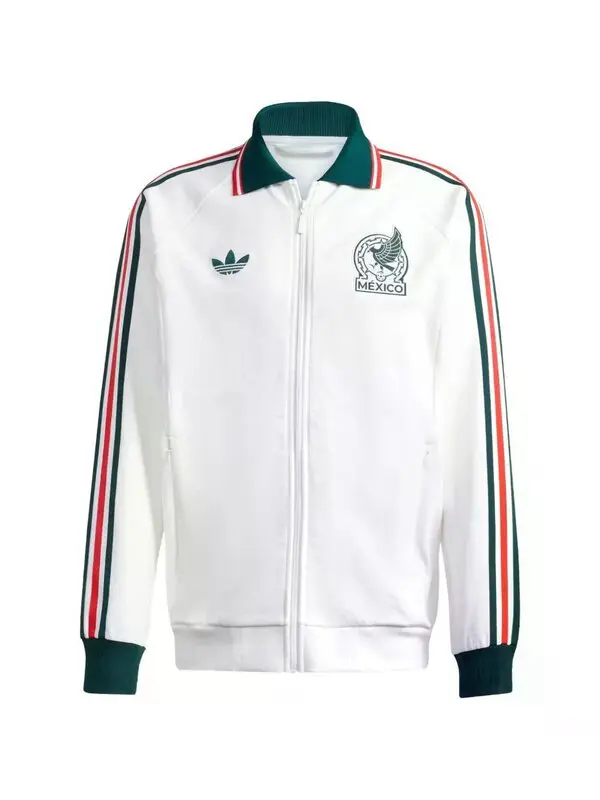 Adidas Mexico Away Anthem Zip-up Jacket - White