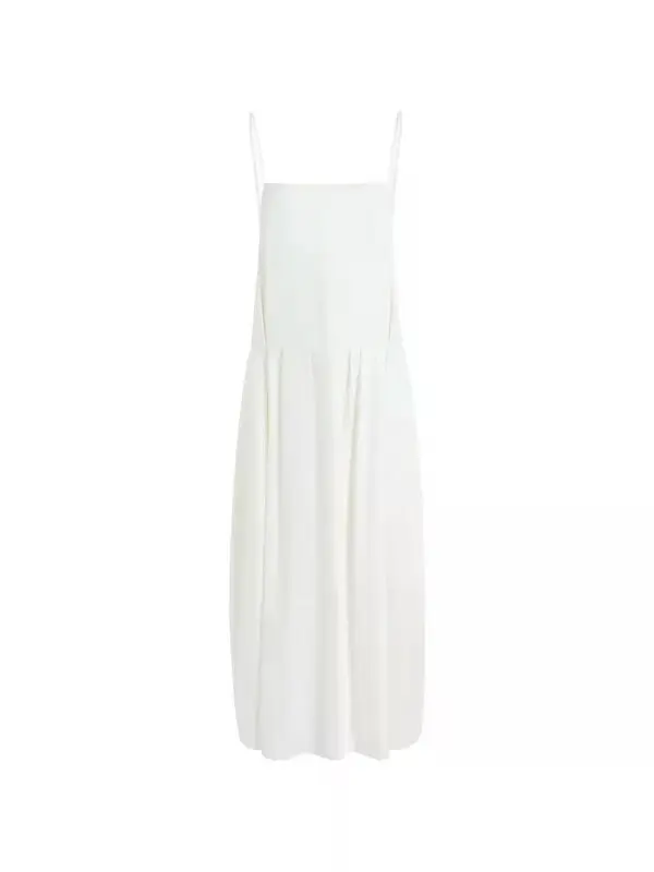 Khaite Adira Cotton Dress - White