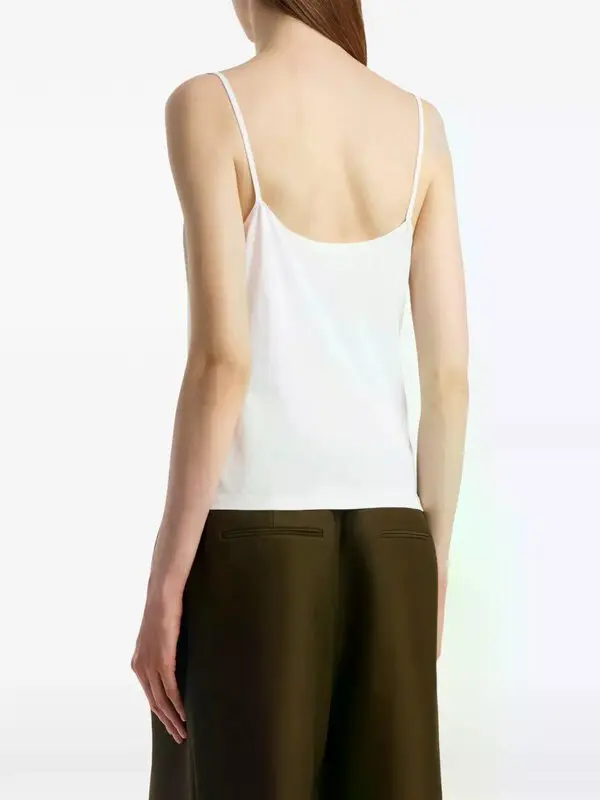 Khaite Moss Cami Top In Cotton Jersey