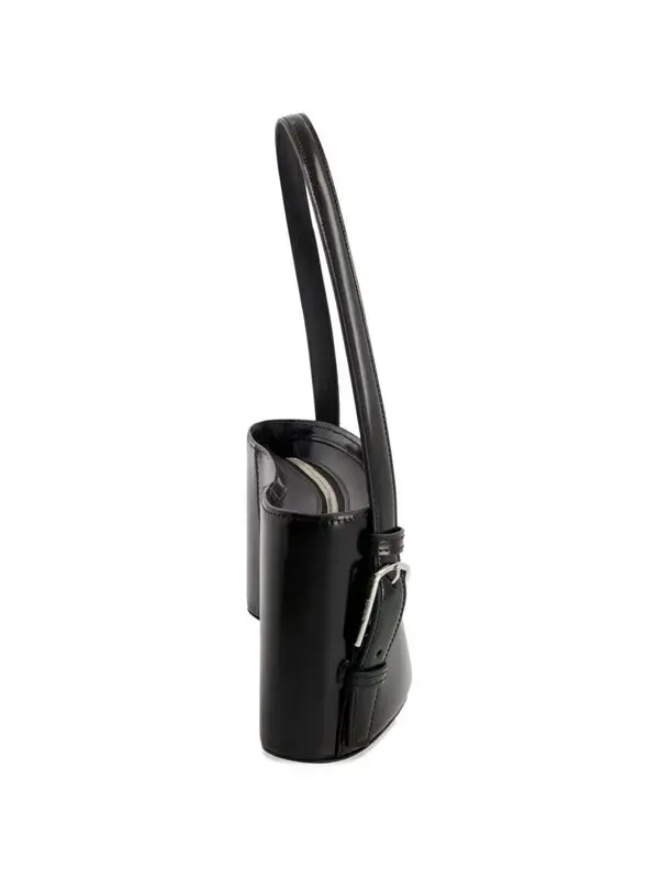 Coperni Ergonomic Leather Shoulder Bag - Black