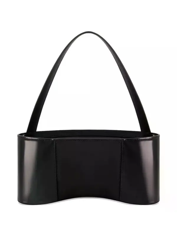 Coperni Ergonomic Leather Shoulder Bag - Black