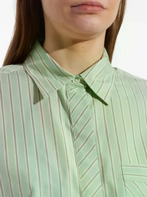 Rag & Bone Marin Striped Shirt - Green