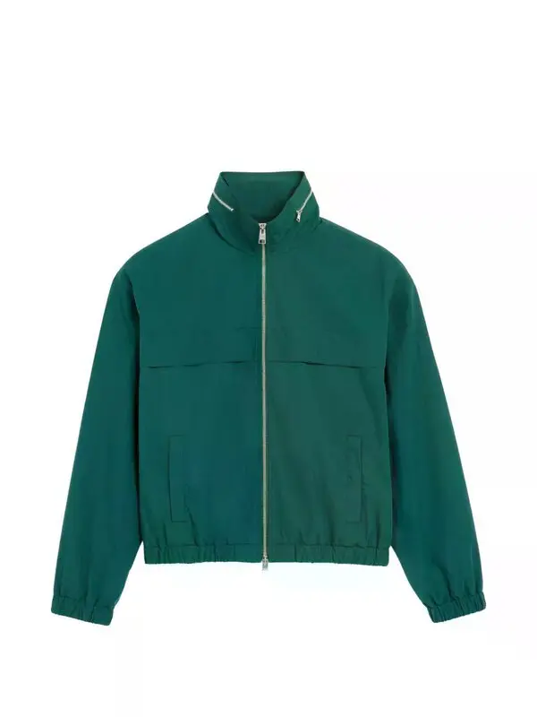 Ami Cotton And Nylon Canvas Windbreaker - Green