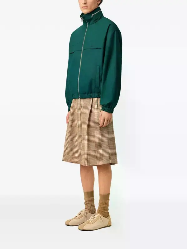 AMI Paris Cotton And Nylon Canvas Windbreaker - Green