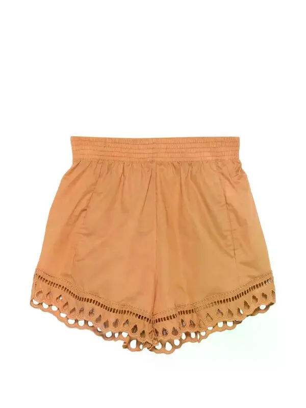 Ermanno Scervino Broderie-anglaise Shorts - Neutrals