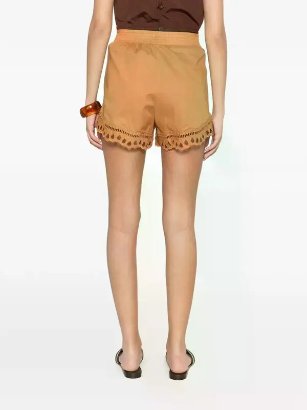 Ermanno Scervino Broderie-anglaise Shorts - Neutrals