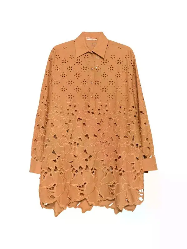Ermanno Scervino Broderie-anglaise Mini Dress
