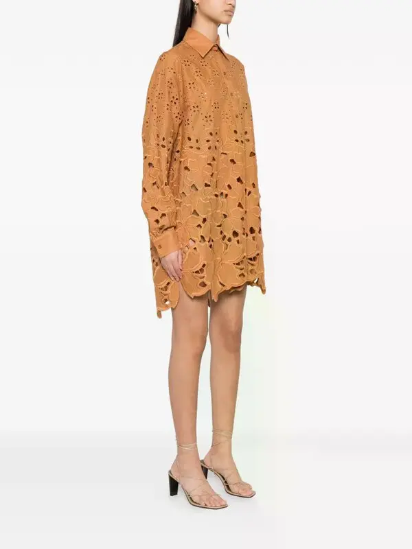 Ermanno Scervino Broderie-anglaise Mini Dress