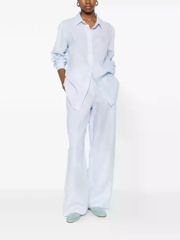 RIVIERA Elasticated-waistband Pants - Blue