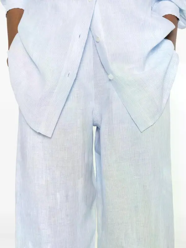 RIVIERA Elasticated-waistband Pants - Blue