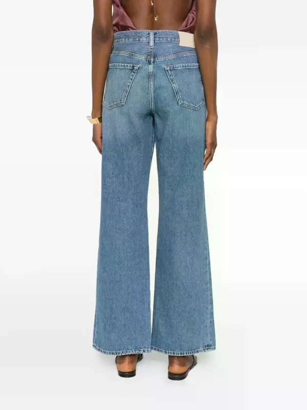 Citizens Of Humanity Side-slit Straight Leg Jeans - Blue
