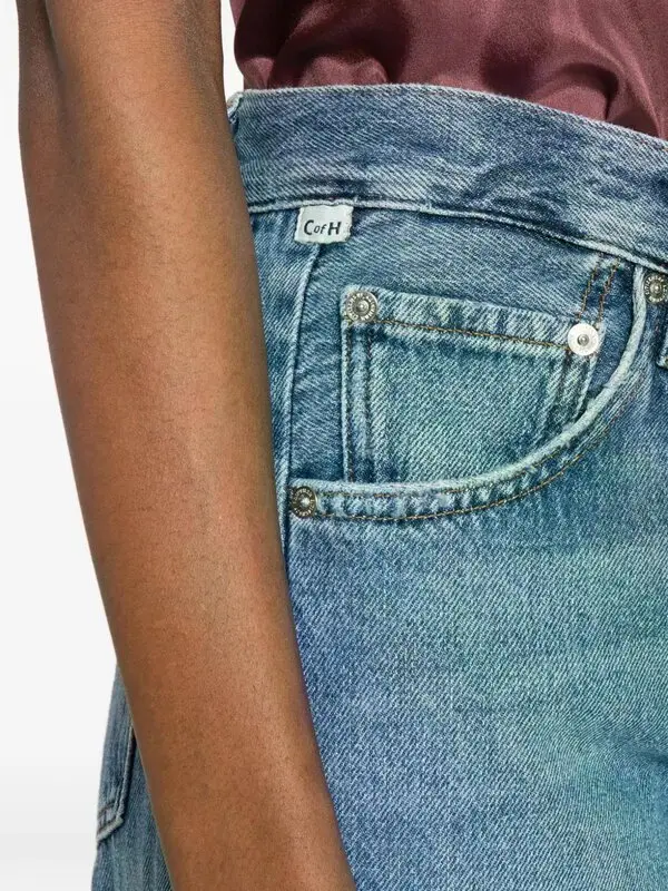 Citizens Of Humanity Side-slit Straight Leg Jeans - Blue
