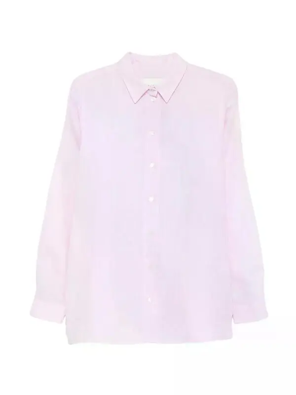 RIVIERA Long-sleeve Button-up Shirt - Pink