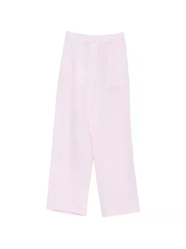 RIVIERA Elasticated-waistband Pants - Pink