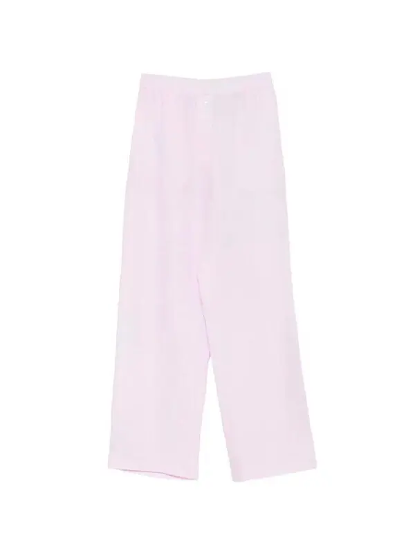 RIVIERA Elasticated-waistband Straight-leg Pants