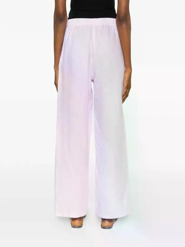 RIVIERA Elasticated-waistband Straight-leg Pants
