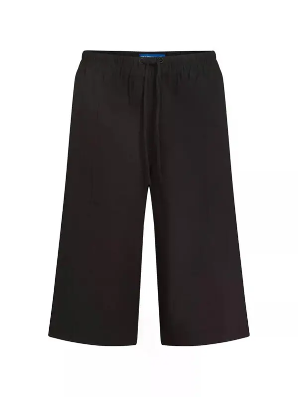 Karl Lagerfeld Drawstring-waist Shorts - Black