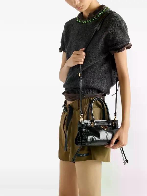 Prada Bonnie Leather Mini Handbag