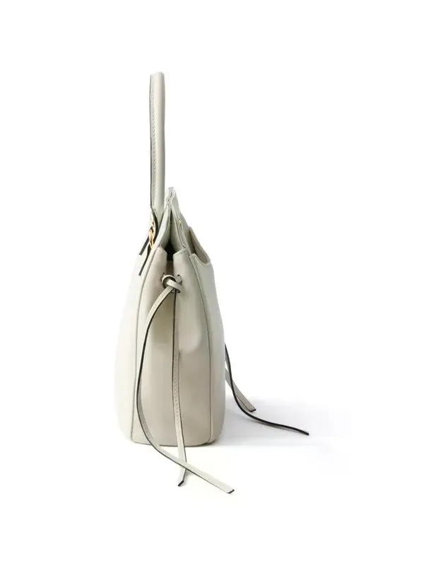 Prada Carry Mini Leather Handbag - White