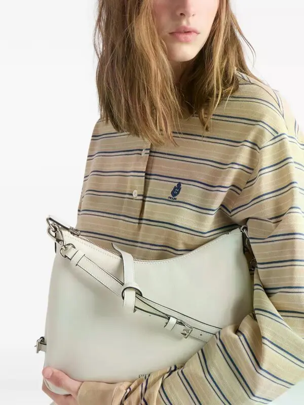 Prada Fold Medium Leather Bag