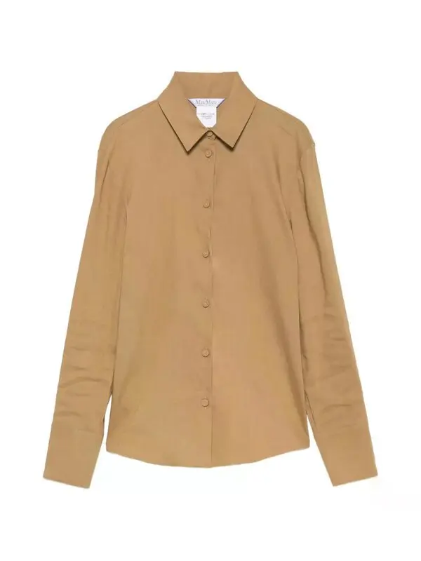 Max Mara Badesse Long-sleeve Shirt - Neutrals