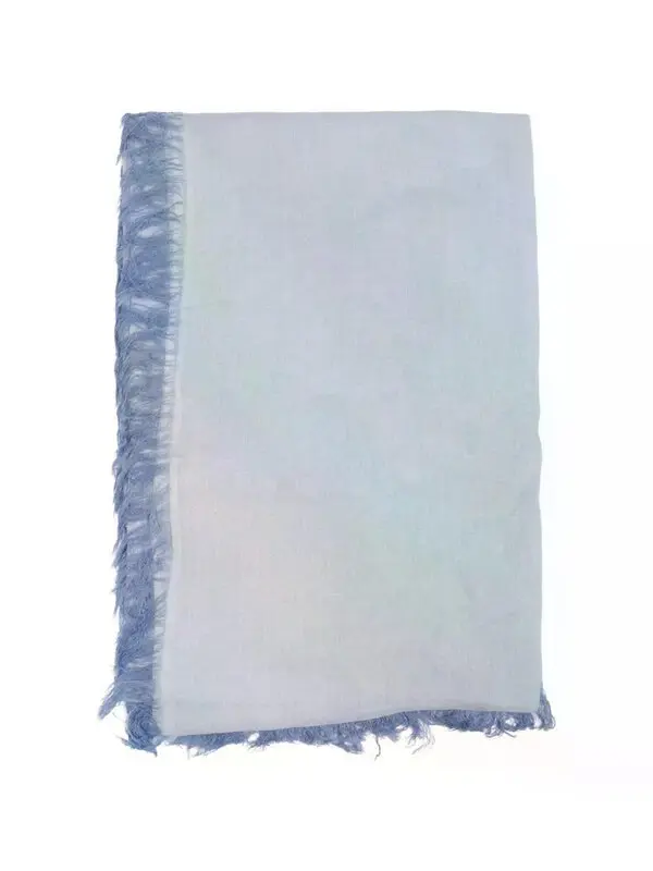 Faliero Sarti Kashy Frayed Scarf - Blue