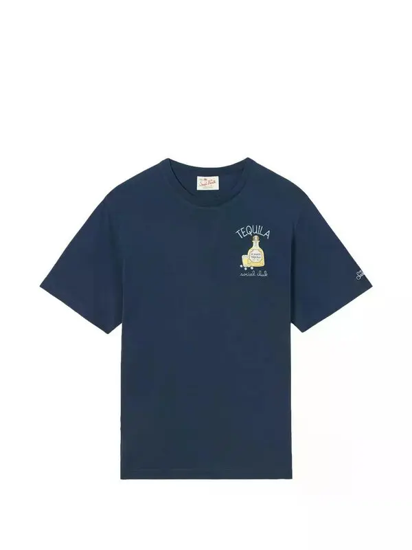 MC2 SAINT BARTH Embroidered-logo T-shirt
