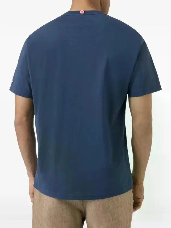 MC2 SAINT BARTH Embroidered-logo T-shirt