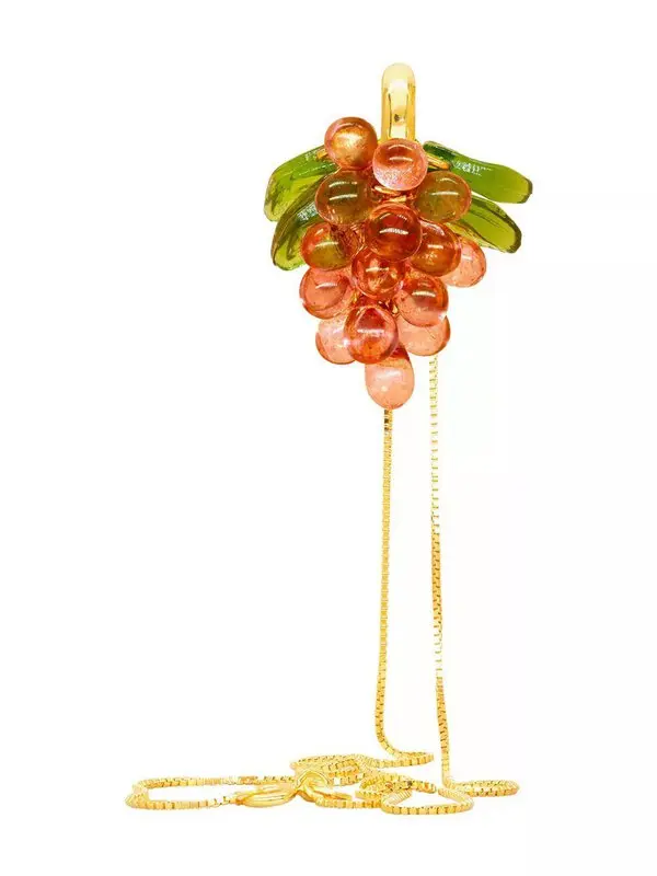 ANNELE Raspberry Jelly Necklace - Gold