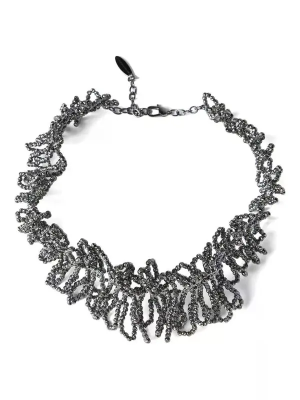 Brunello Cucinelli Monili-beads Necklace - Grey