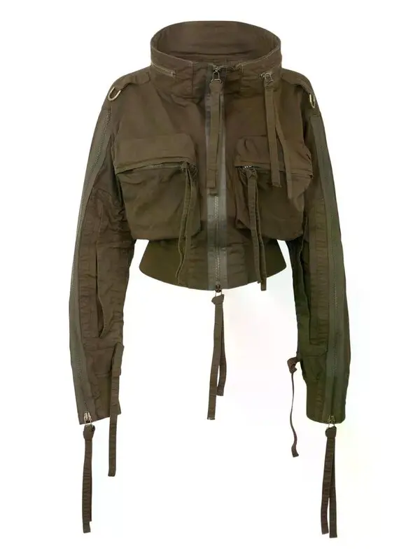 Dsquared2 Cropped Cargo Jacket - Brown