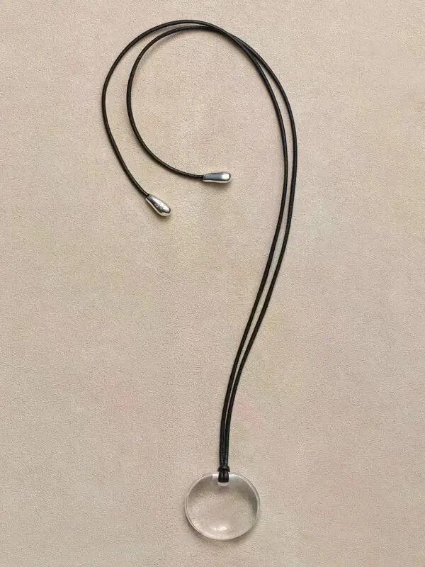 SOPHIE BUHAI Full Moon Quartz Pendant Necklace