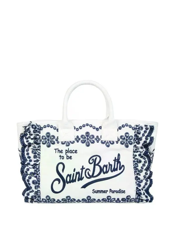 MC2 SAINT BARTH Colette Tote Bag - White